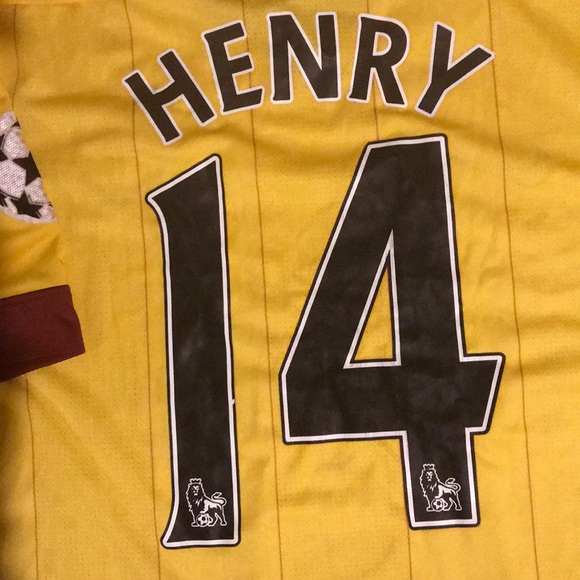 Nike | Shirts | 202012 Arsenal 14 Thierry Henry | Poshmark